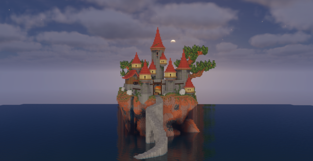 Spawn Tiny Castle - Minecraft FineArts Store